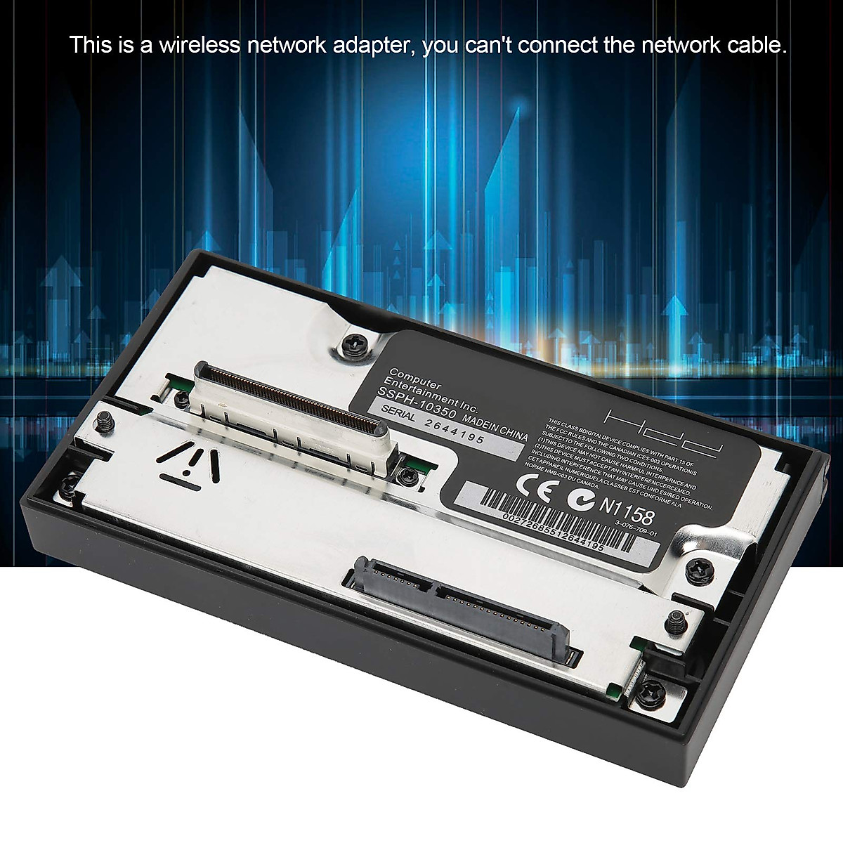 SATA Network Adapter for Sony PS2 Playstation 2, SATA Interface （NO IDE） 2.5/3.5 Inch Hard Disk HDD Adapter up to 2TB HDD Network Hard Drive