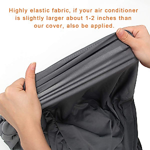 Luxiv Portable Air Conditioner Cover, Gray Portable AC Unit Cover 15 x 18 x 30" Anti-Dust Portable Air Conditioner Storage Bags Protection Cover for Mobile AC (gray)