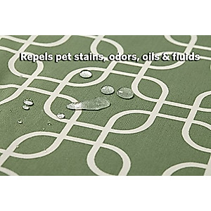 MidWest Homes for Pets Orthoperdic Egg-Crate Nesting Pet Bed w/ Teflon Fabric Protector, Small Green