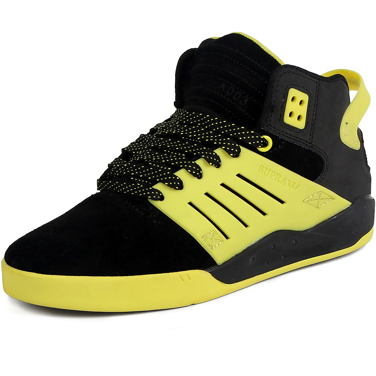 Supra Skytop III Skate Shoe - Women's Black/Yellow, 7.5