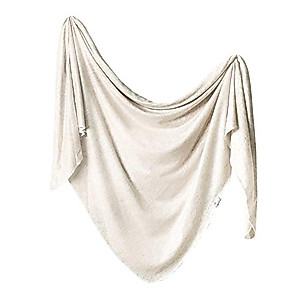 Copper Pearl Baby Swaddle Blanket - Premium Knit Baby Blanket, Large Soft Stretchy Receiving Blankets for Baby Boy and Girl, Swaddles for Newborn, Infant, and Toddler (Oat)