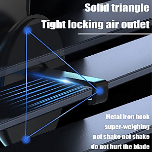 AICEL Phone Holder for Car, Strong Magnetic Air Vent Cell Phone Mount, 360° Rotation Adjustable Hands Free Phone Grip, Libra Ring-Shaped Universal Car Accessories Fit iPhone 14 Series All Smartphones