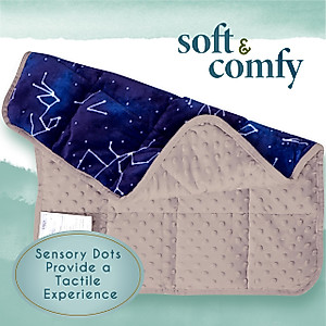 Florensi Weighted Lap Pad for Kids, 5 lbs 20" x 23 - Weighted Blanket for Kids, Teenager, Boys, Girls - Soft, Warm, Comfortable - Sensory Weighted Lap Blanket Kid - Weighted Lap Blanket for Kids