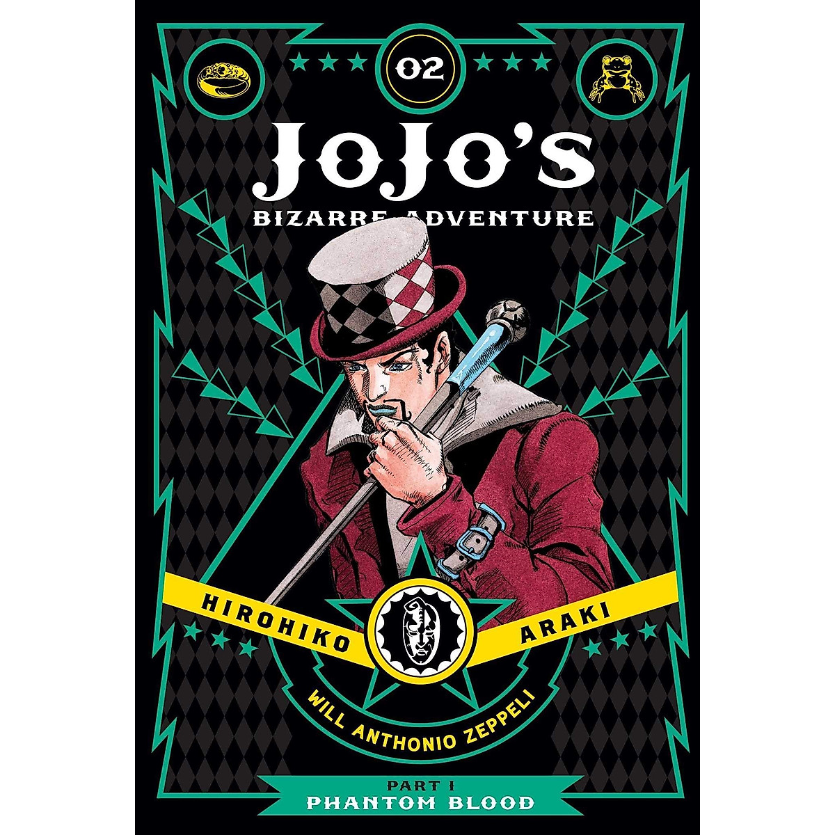 Jojos Bizarre Adventure Part 1: Phantom Blood Vol 1-3 Books Collection Set