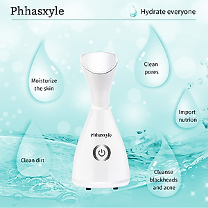 Face Humidifier,Skin Care Tools,Face Steamer for Facial,Facial Tools,Beauty Tools,Facial Steamer for Facial Feep Cleaning,Vaporizador Facial,Self Care Gifts for Women