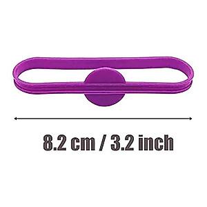 YITAQI Wine Charms Drinking Tag,Great Elasticity Cute Bar Tool Food Grade Silicone Goblet Strips Drink Markers Wine Labels Bottle Bands(6 pcs)