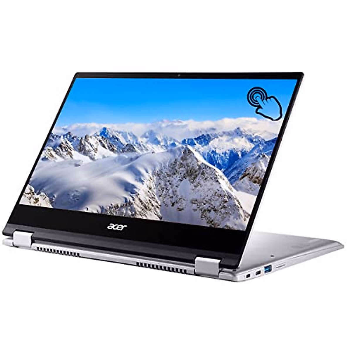 acer Chromebook Spin x360 Laptop, 14" FHD 2in1 Touchscreen Convertible, AMD Ryzen 3 3250C, 8GB RAM, 256GB Storage(128GB eMMC SSD+128GB MSD Card), Backlit KB, Chrome OS w/GM Accessories