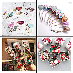 Sov Sparkly Superfine Glitter Leather Sheets Shiny Faux Fabric Canvas Perfect for Craft DIY Handmade Projects Patchwork Bow Craft Key Chain 8" x 53" (21 cm x 135 cm) 1 roll (Blue)