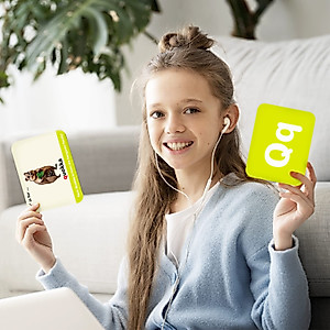 QUOKKA Spanish Flash Cards for Toddlers 3-4 Years - 120 ABC Spanish Learning Flashcards for Kids - Alphabet Numbers Letters Preschool Activities for Toddlers Ages 4-8 - Speech Therapy Toys 3-5 yo