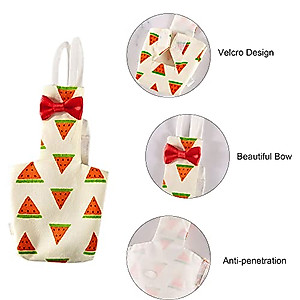 NUGAGORXW 4pcs Bird Diaper Washable Parrot Nappies Bird Flight Suit Pant Pilot Clothing Bird Flight Suit Dress for Parakeet Parrot Mini Macaw Budgie Canary(Size:L)