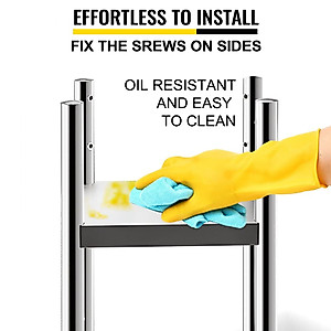 Restaurant Equipment Stand - All Stainless Steel Sushi Warmer Stand with Two Undershelves, Rice Warmer Stand 14" x 14" with Wheels and Two Brakes - Commercial Kitchen Equipment Stand for Rice Warmer