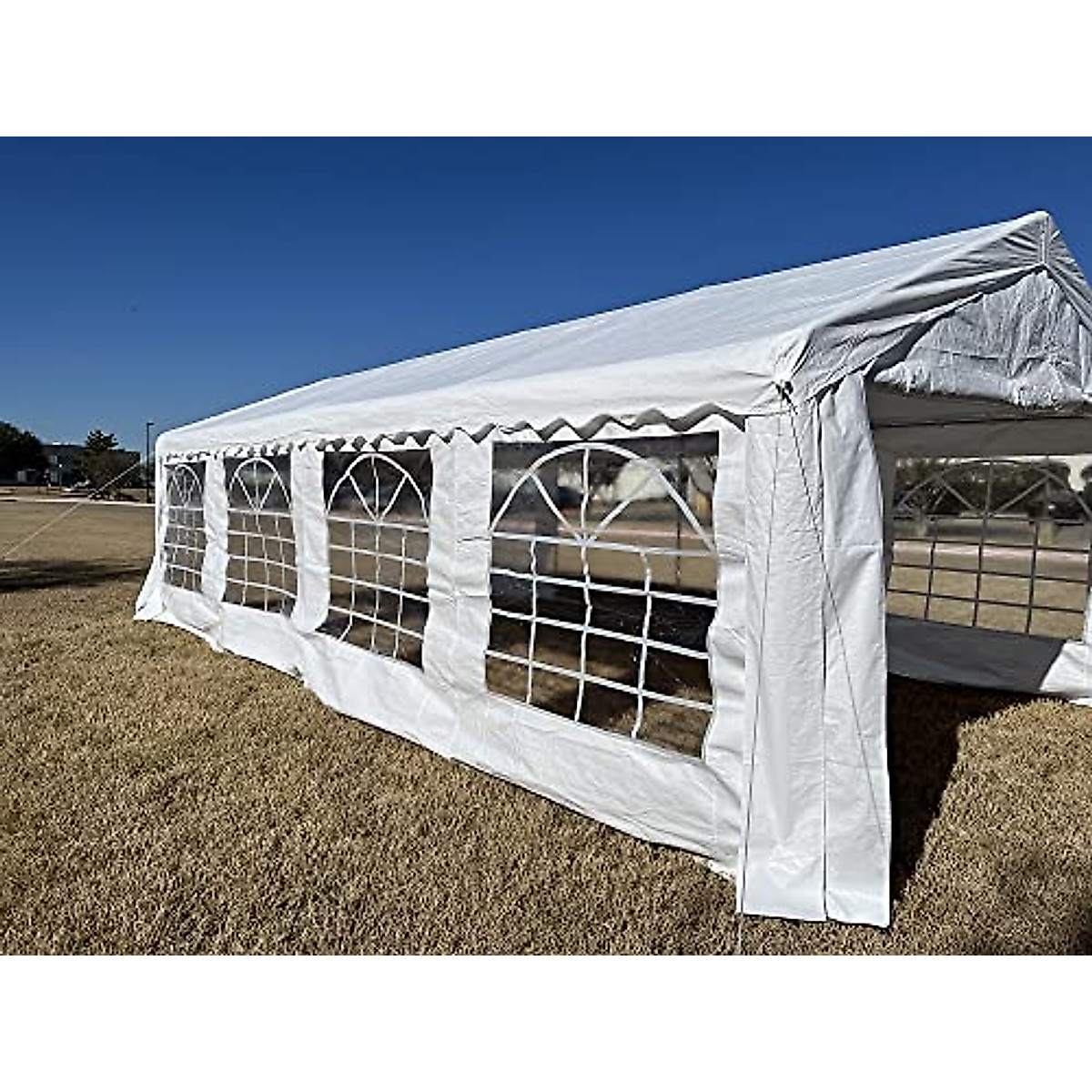 26'x13' PE Party Tent White - Heavy Duty Canopy Carport - by DELTA Canopies