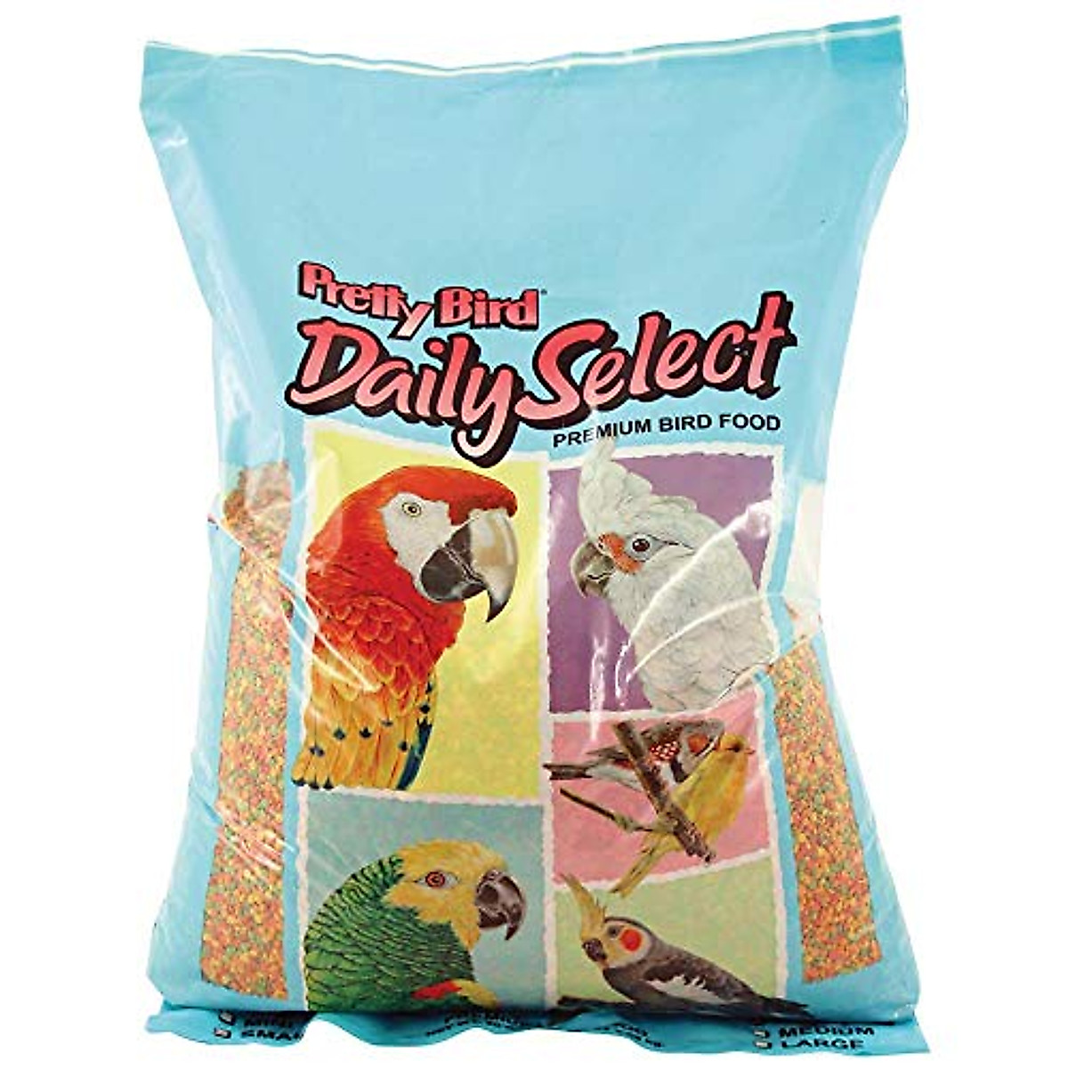 Pretty Bird International Bpb79116 20-Pound Daily Select Premium Bird Food, Small