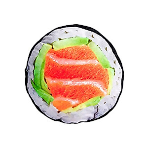 TILTECH Sushi Pillow - Funny Pillow for Bed & Couch, Soft Sushi Plush Cushion, Cute Pillows for Sushi Gifts