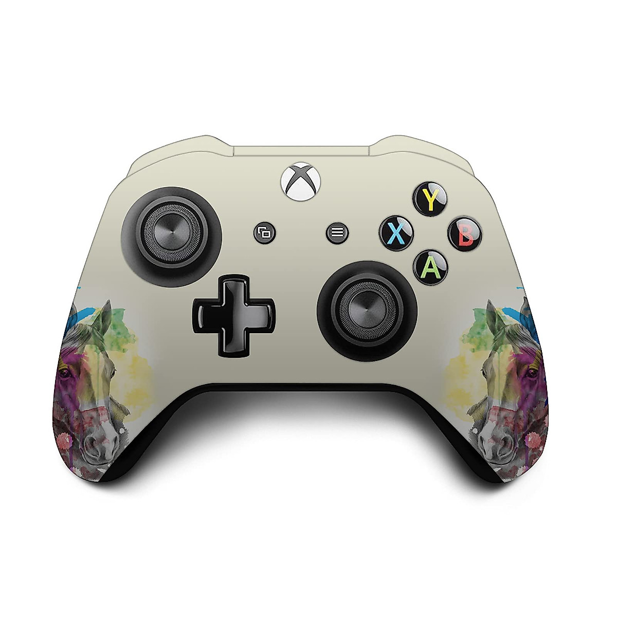 Head Case Designs Officially Licensed Mark Ashkenazi Horse Art Mix Matte Vinyl Sticker Gaming Skin Case Cover Compatible With Xbox One X Console and Controller Bundle