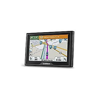 Garmin Drive 51 USA LM GPS Navigator System with Lifetime Maps, Spoken Turn-By-Turn Directions, Direct Access, Driver Alerts, TripAdvisor and Foursquare Data (Renewed)