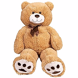Kangaroo 36" Giant Teddy Bear Stuffed Animal - Perfect Valentine's Day Gift for Girls, Boys & Loved Ones, Large Teddy Bear, Soft Plush Toy for All Ages