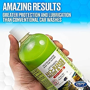 Optimum No Rinse Wash and Wax – 1 Gallon, Rinseless Car Wash and Wax in One System, ONR Formulated with Carnauba Wax with UV Protection, Use as Car Wax, RV Wax, Airplane Wax, Boat Wax, Motorcycle Wax