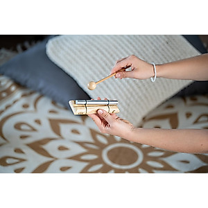 Energy Chime with Mallet For Meditation, Sound Healing, Yoga and Classrooms — Long Resonance Pure Tone