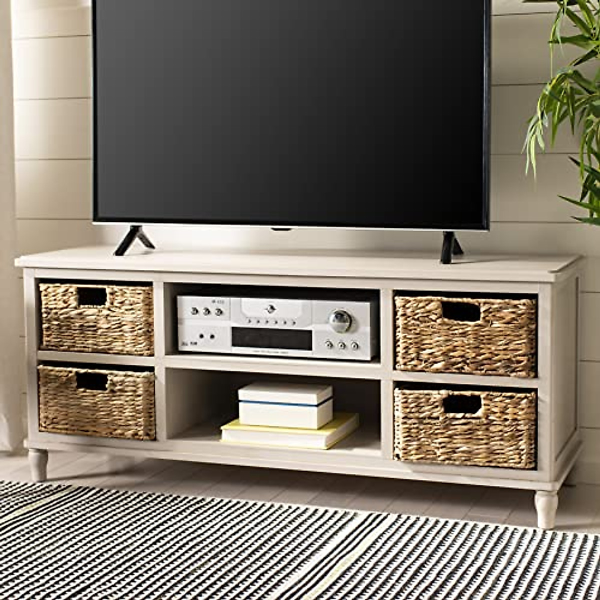 Safavieh Home Collection Rooney Entertainment TV Unit, Vintage Grey