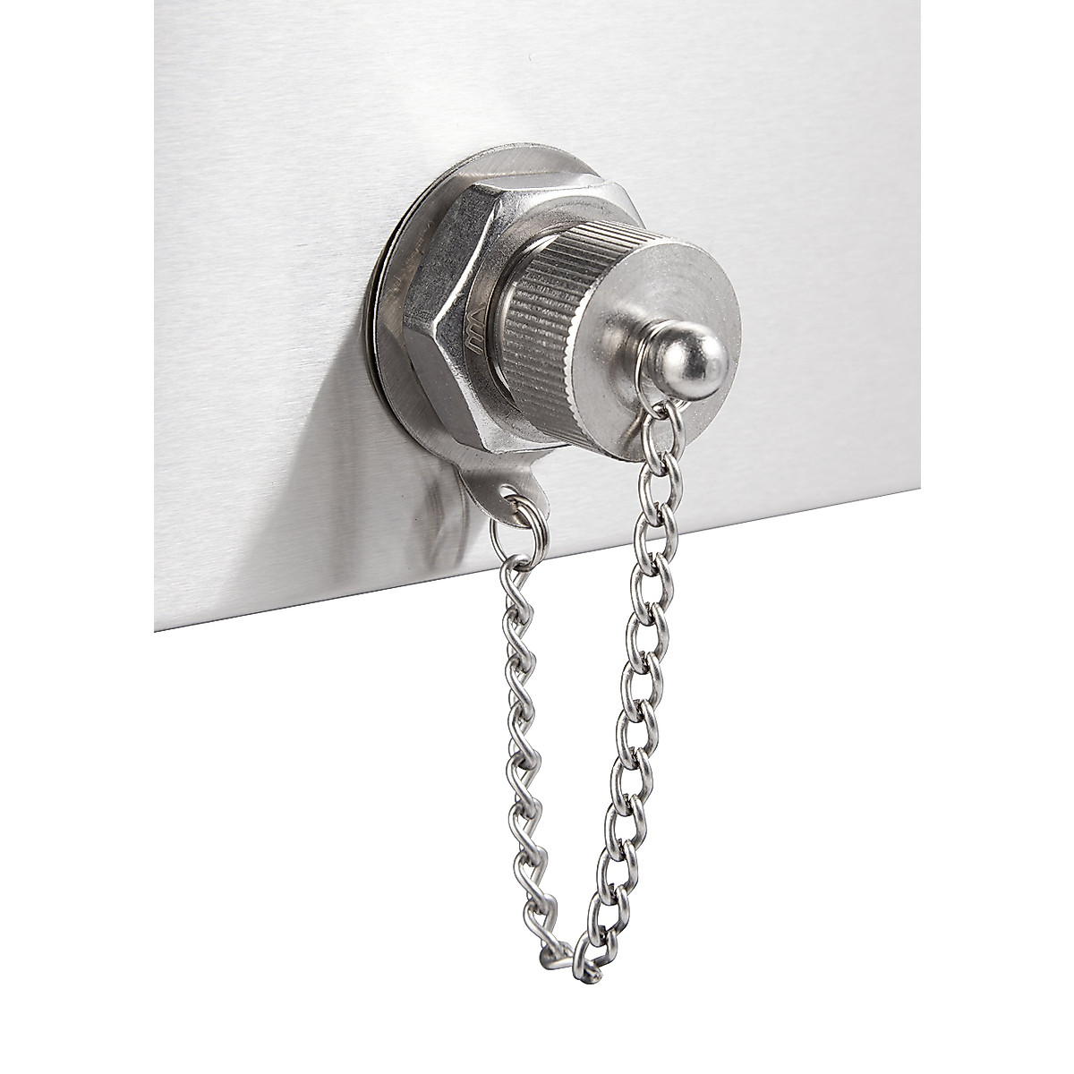 TRINITY Stainless Steel Beverage Cooler and Ice Chest with Wheels and Protective Cover, Rolling Cart with Shelf for Patio, Outdoor Bar, Catering, and Restaurants, 80 Quart Capacity