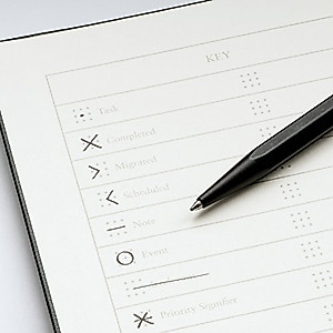 LEUCHTTURM1917 - Official Bullet Journal - Medium A5 - Hardcover Dotted Notebook (Black) - 240 Numbered Pages