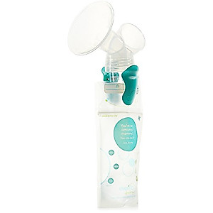 Evenflo Feeding Advanced Breast Milk Storage Bag Adapters for Breast Pumps (Pack of 2)