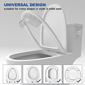 5 Pack Pee Guard for Toilet Seat, Potty Training Toilet Pee Splash Guard for Kids and Adults, Transparent Pee Guards, Upgrad Super Stickiness