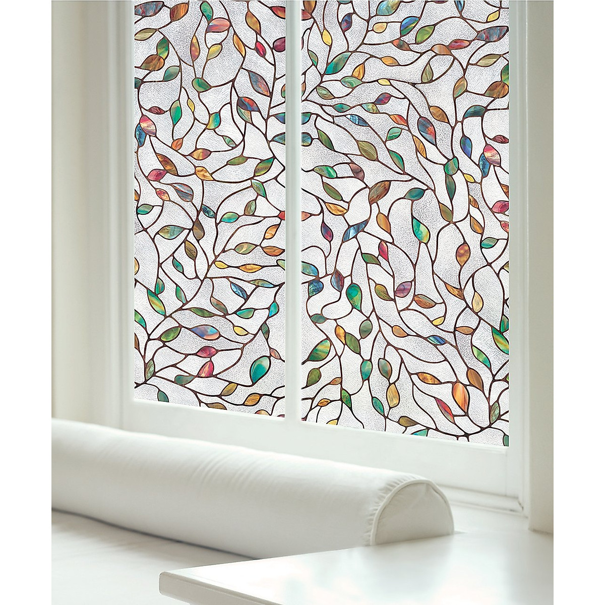 Artscape 02-3021 New Leaf Window Film, 24" x 36", Multi Color