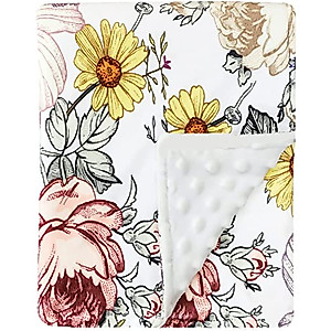 Floral Crib Sheet,Baby Blanket,Changing Pad Covers