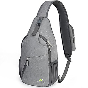 N NEVO RHINO Crossbody Sling Backpack Cross Body Bags for Women Small Sling Chest Bag Shoulder Backpack Travel Hiking Daypack