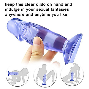 Novelty 4.3 inches Premium Realistic Classic Dick Wand with Strong Suction Cups Used for Women and Couple-QF64