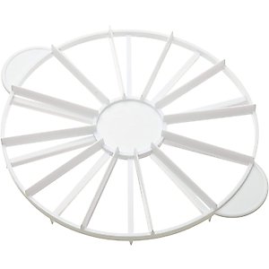 Round Cake Slice & Pie Slicer Marker, Cake Divider, Cheesecake Cutter, Double Sided Cake Portion Marker, 14 or 16 Slices-Works for Cakes Up To 16-Inches Diameter