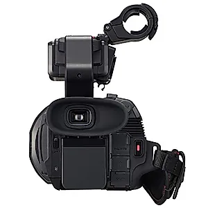 Panasonic X2000 4K Professional Camcorder with 24x Optical Zoom, WiFi HD Live Streaming, 3G SDI Output and VW-HU1 Detachable Handle, HC-X2000 (USA Black)