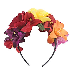 ericotry Flower Headband Rose Flower Headpiece Hair Accessories