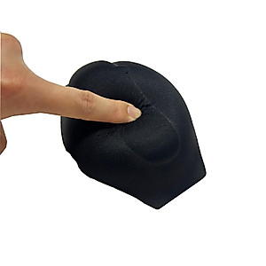 KKmeter 2pcs Men's Sponge Enhancement Cup Enlarge Front Pad Sports Protection Cup for Swimming Trunk G String Thongs Shorts (Black)