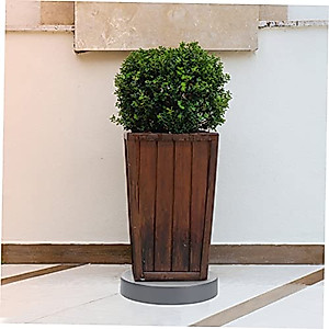 DOITOOL 5pcs Rolling Mobile Flowerpot Pot for Plants Indoor Garbage Can Outdoor with Wheels Pot Trays for Plants Trash Can Dolly Plastic Plant Caddy with Wheels Outdoor Indoor Plant Stand
