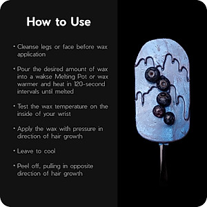 wakse Blueberry Hard Wax Pop 1 Count (Pack of 1)