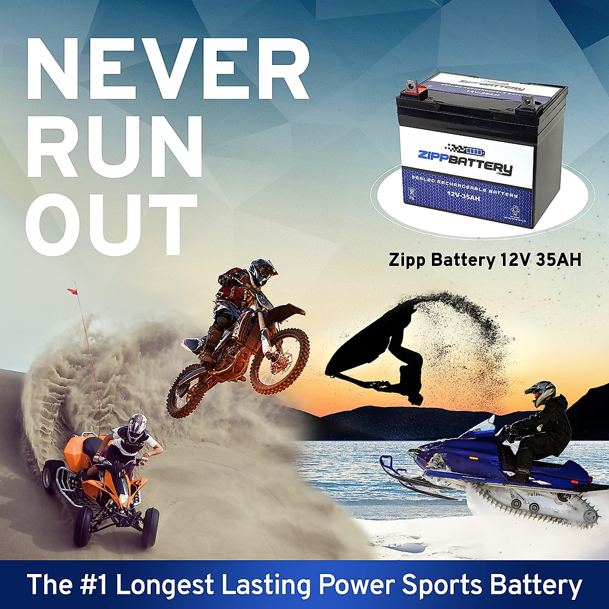 U1 12V 35AH Yamaha Rhino Utility Vehicle UTV Battery