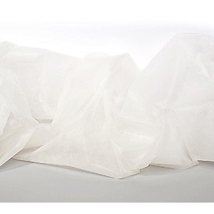 Anderson's White Flame Retardant Gossamer, 59 Inches x 100 Yards, Sheer Fabric for Wedding Decorations, Baby Shower, Gender Reveal, Prom, Homecoming, Event Photos, Drapes