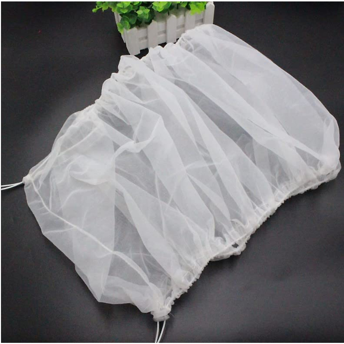 Pssopp Bird Cage Cover Durable Breathable Washable Mesh Seed Catcher Seed Catcher Guard Net Cover Large Size Bird Cage Good Night Cover (4 Colors)