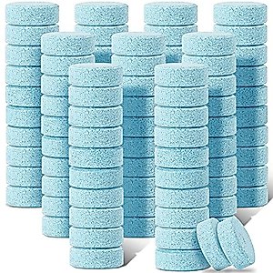 Boao 100 Pieces Car Windshield Glass Concentrated Washer Tablets Solid Car Effervescent Tablets Glass Solid Wiper Cleaning Tablets for Car Kitchen Window