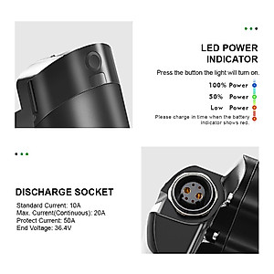 Yose Power Electric Bike Battery 48V 14Ah for Soltera Pace 500.2/500.3/500.3 Step-Through E-Bikes Ebike Battery for 250W 300W 500W 700W Motor (Without Charger)