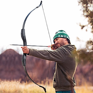 IS-TONGTU ［Right and Left Handed］Takedown Recurve Bow, Bow and Arrows Set for Adult Beginner & Youth, 20-50lbs Traditional Archery Kit for Shooting Practice