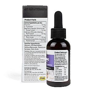 GNC Ultra for Pets Calming Oil Tincture for Dogs, 2 fl. oz | Calming Drops for Dogs | Dog Supplements for Anxiety Supplements for Pets with Stress | Dog Supplements