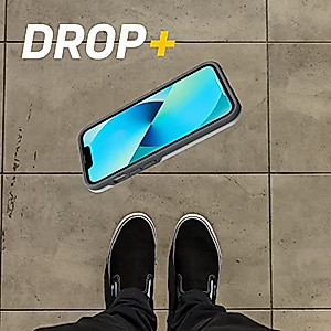 OtterBox iPhone 13 Otter + Pop Symmetry Series Case - TRANQUIL WATERS (Blue), integrated PopSockets PopGrip, slim, pocket-friendly, raised edges protect camera & screen