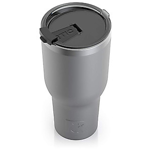 RTIC Double Wall Vacuum Insulated Tumbler, 40 oz, Graphite (40oz, Graphite)