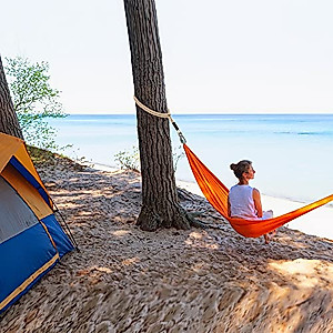 BeneLabel Tree Swing Rope, 39 inch, Hammock Tree Swing Hanging Strap, Heavy Duty Hook, for Indoor Outdoor Swing Hammock Playground Set Accessories, 1 Pcs, Off-White