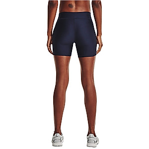 Under Armour Heatgear Armour Mid Rise Middy, Midnight Navy/White, Small