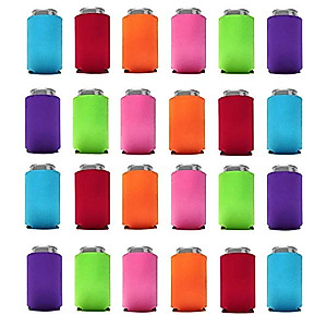 Can Cooler Sleeves Blank Poly Foam (24, Multi Color)